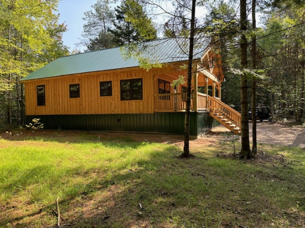 New Rustic Adirondack Cabin Shell